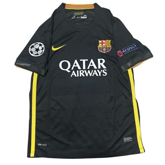 Nike | Shirts | 2314 Retro Fc Barcelona Third Kit Lionel Messi Soccer ...